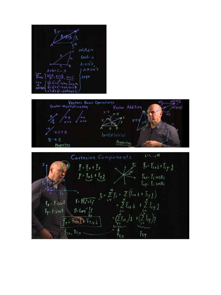 Conceptos Básicos de Álgebra Vectorial | PDF