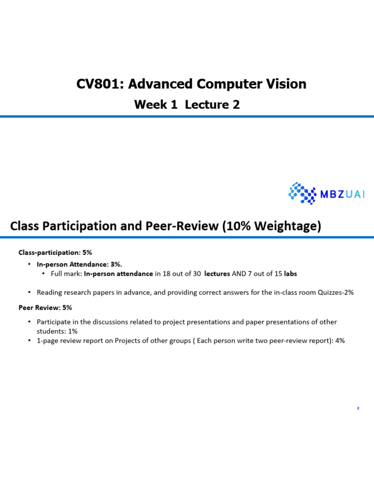Week1_Lecture2 | PDF | Computer Vision | Image Segmentation