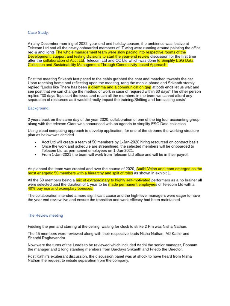 Case Study | PDF | Motivation | Motivational