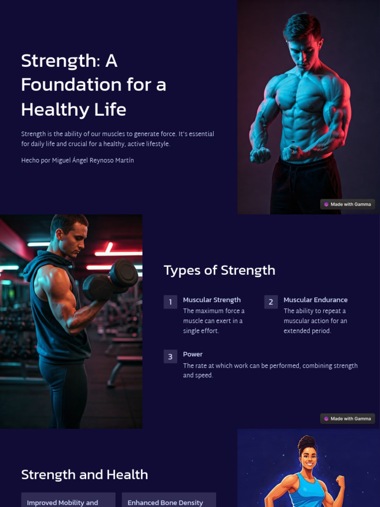 Strength A Foundation For A Healthy Life | PDF | Strength Training ...