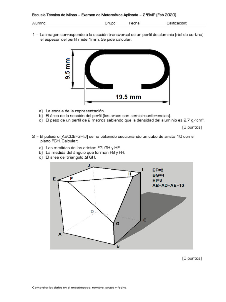 Exa MAple 2°EMP - 2020 02 - MecA InstE | PDF
