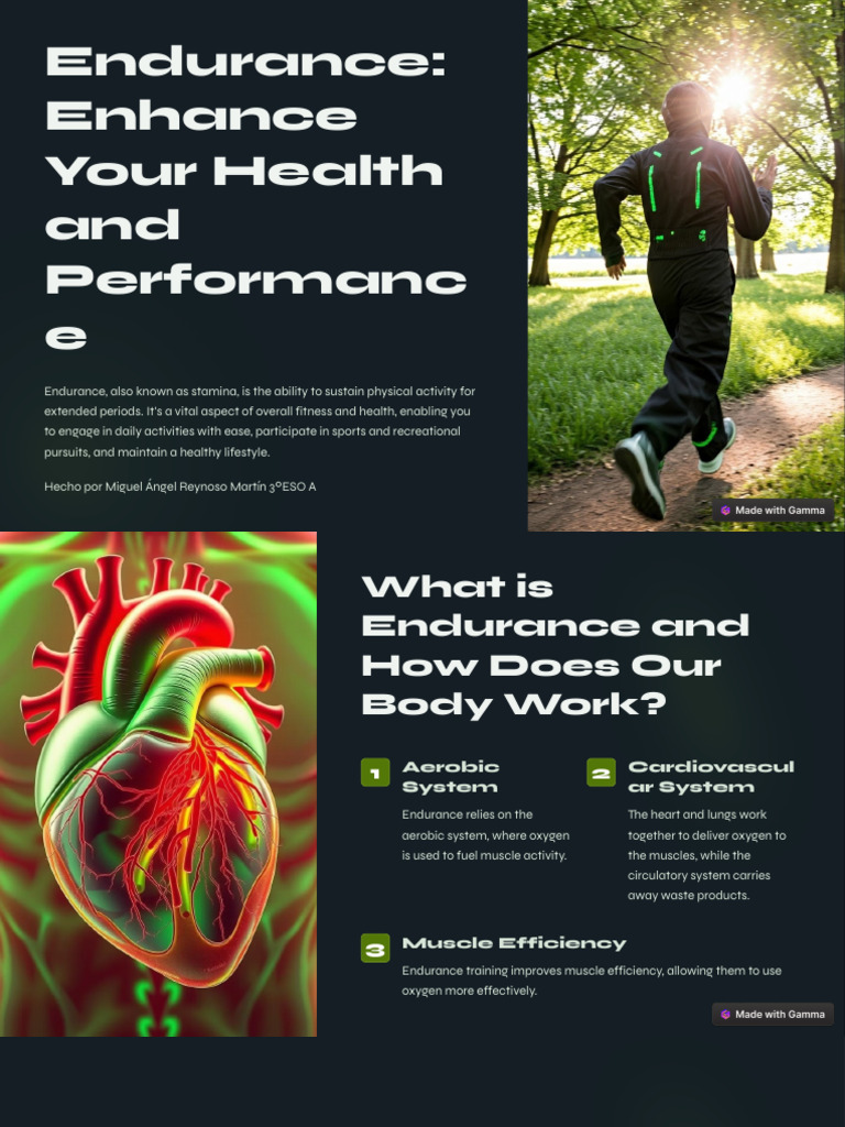 Endurance Enhance Your Health and Performance | PDF | Aerobic Exercise ...