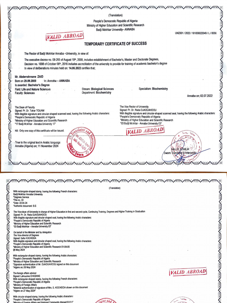 Diplome Licence ANGLAIS | PDF | Qualifications | Vocational Education
