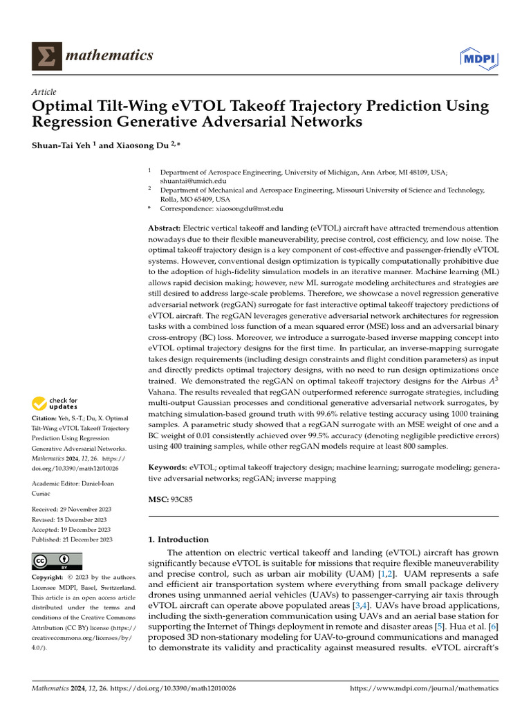 mathematics-12-00026-v2 | PDF | Mathematical Optimization | Lift (Force)