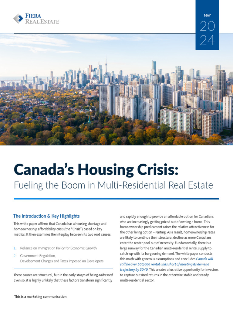 Housing Shortage Canada 7 | PDF | Taxes | Gross Domestic Product
