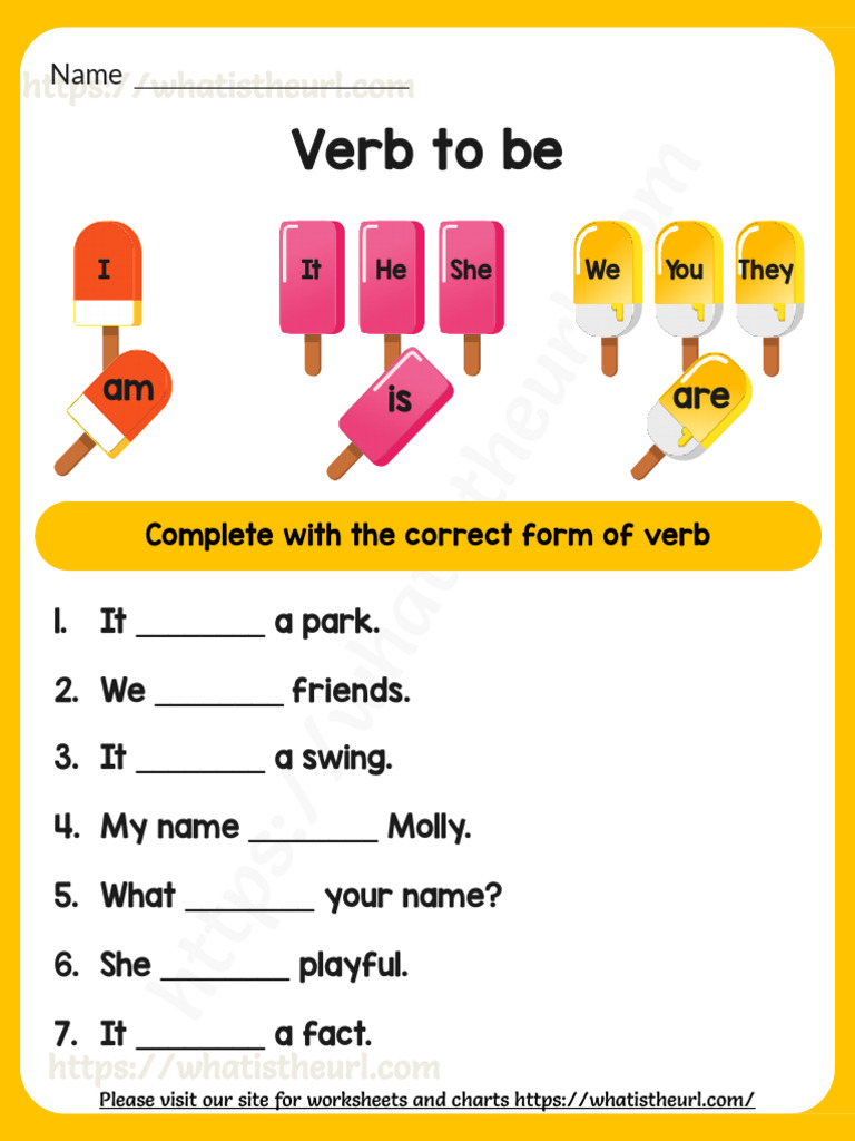 verb-to-be-worksheet-new | PDF