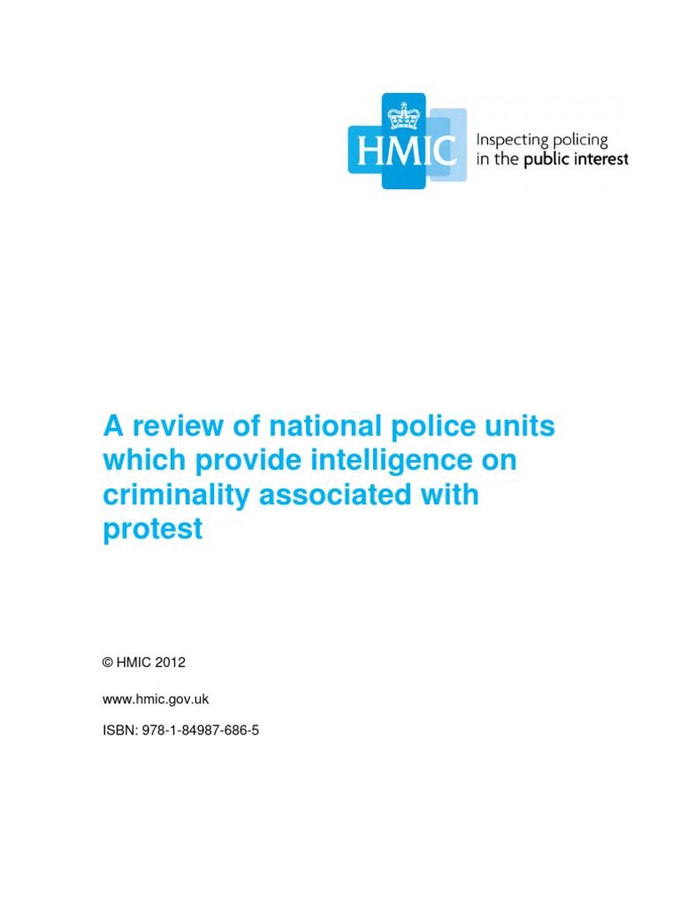Undercover Police Officer Mark Kennedy HMIC Report | PDF | Police ...