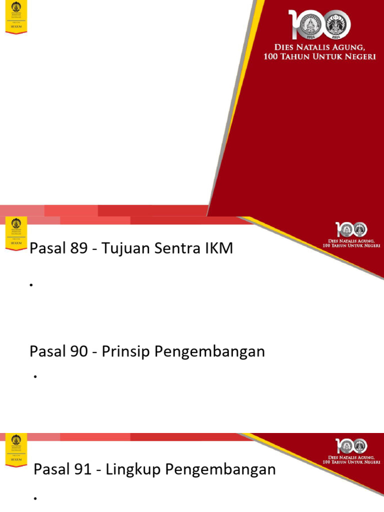 Sesi II Sentra IKM - Konsultasi Publik - FH UI | PDF