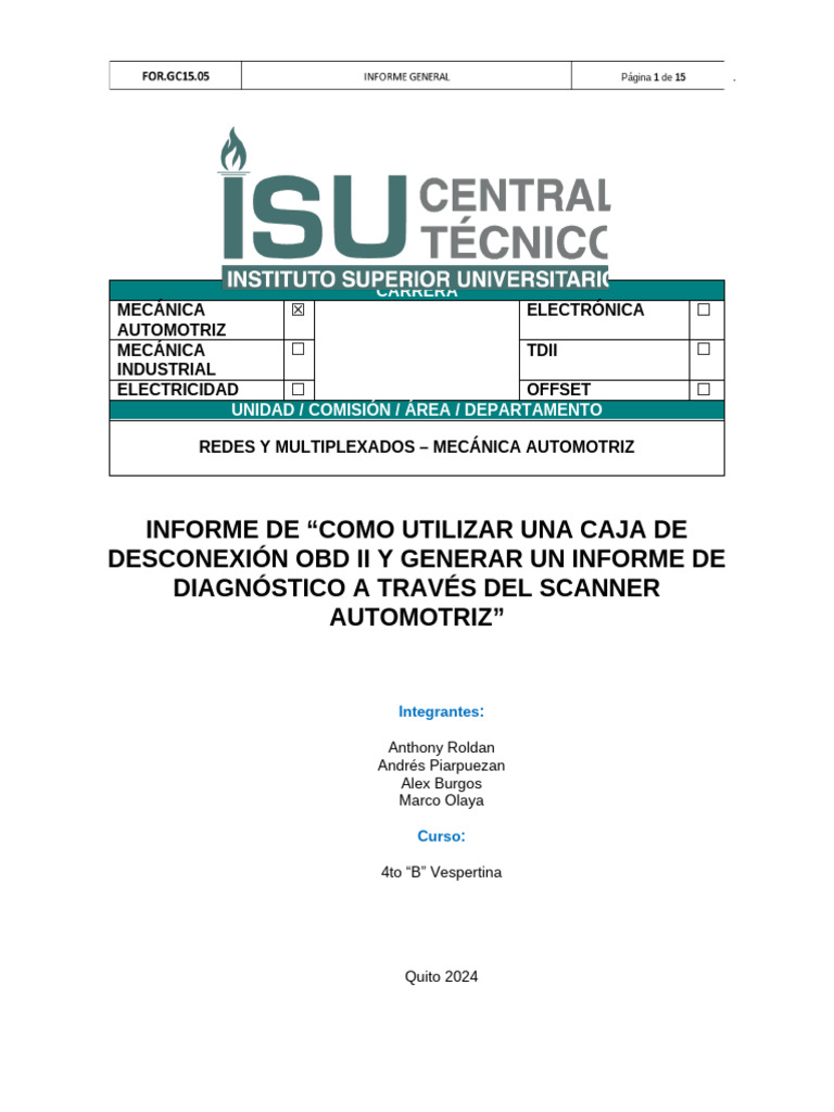Informe de Como Ingresar A Los Módulos Del Kia | PDF | Topología de la red | Industria automotriz