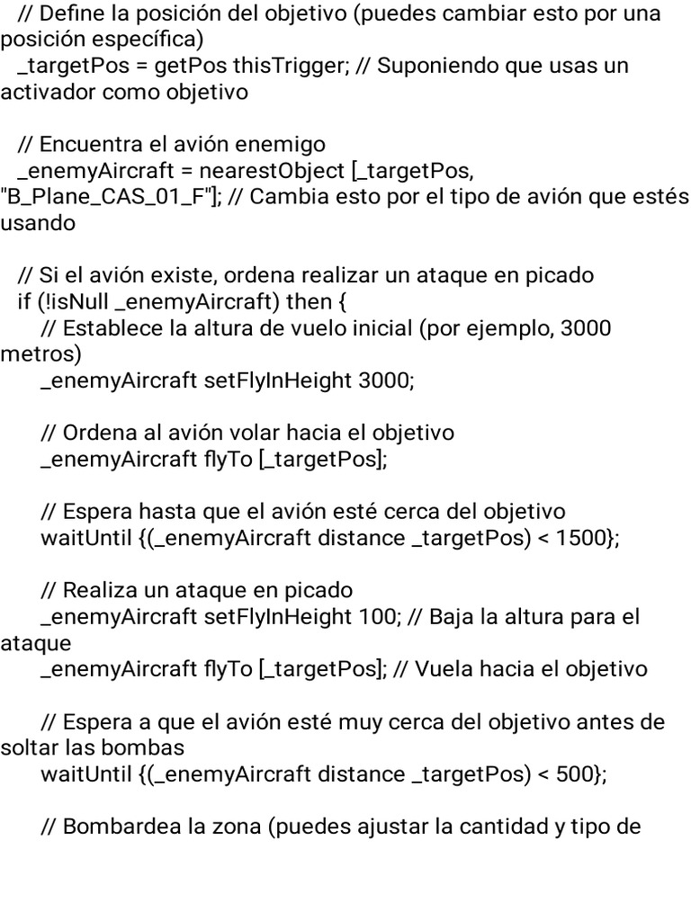 Script de generación arma 3 | PDF