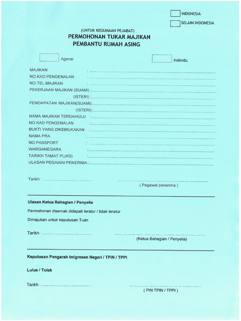 TUKAR MAJIKAN IDN | PDF