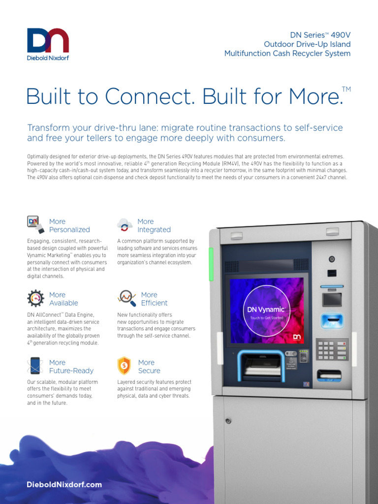 Diebold Nixdorf Series 490V Product Card | PDF | Computer Engineering | Computer Hardware