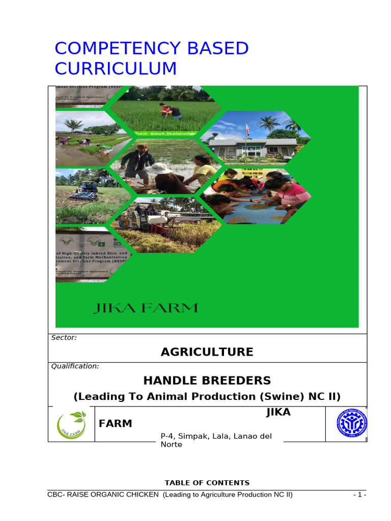 Handle Breeders Course for Animal Production | PDF | Occupational ...