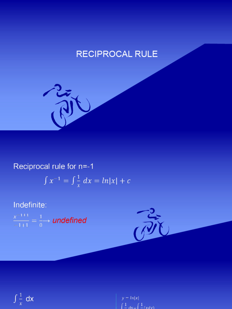 Reciprocal Rule | PDF