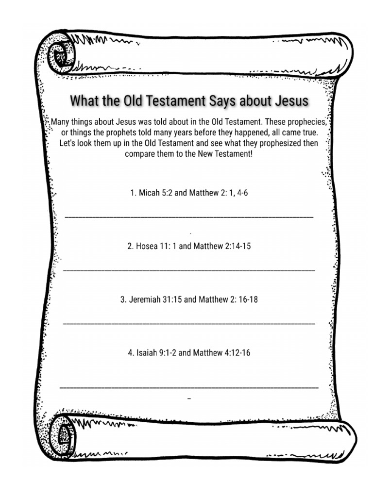 What the Old Testament says about Jesus | PDF