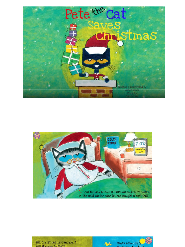 Pete The Cat Save Christmas | PDF