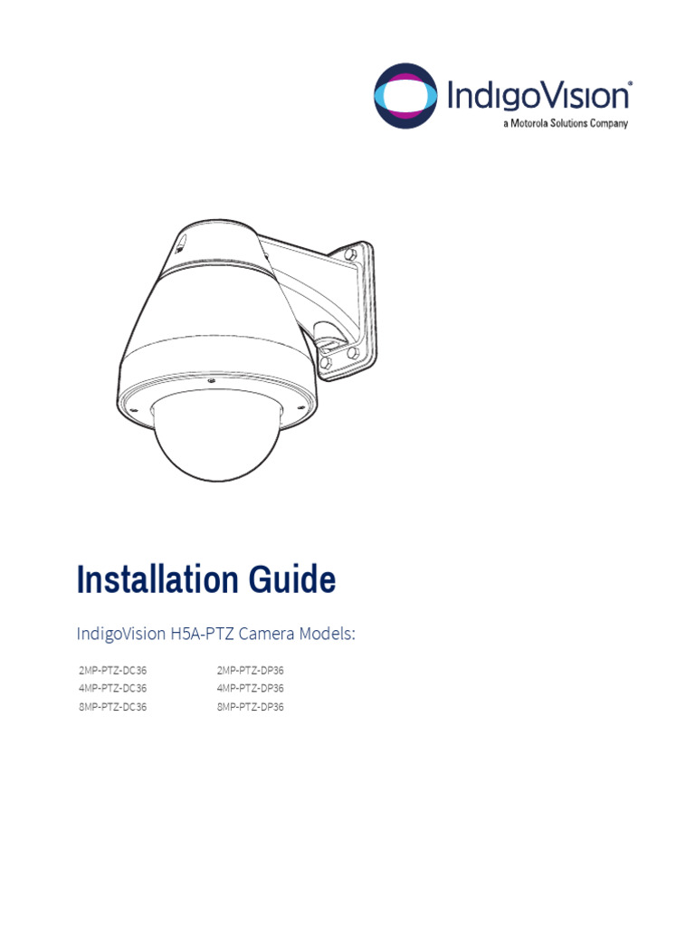 PTZ Camera Installation Guide | PDF | Electrical Connector | Ip Address