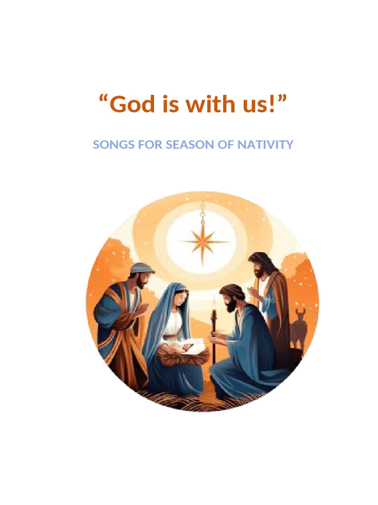 songs nativity | PDF | Angels We Have Heard On High | Glory (Religion)