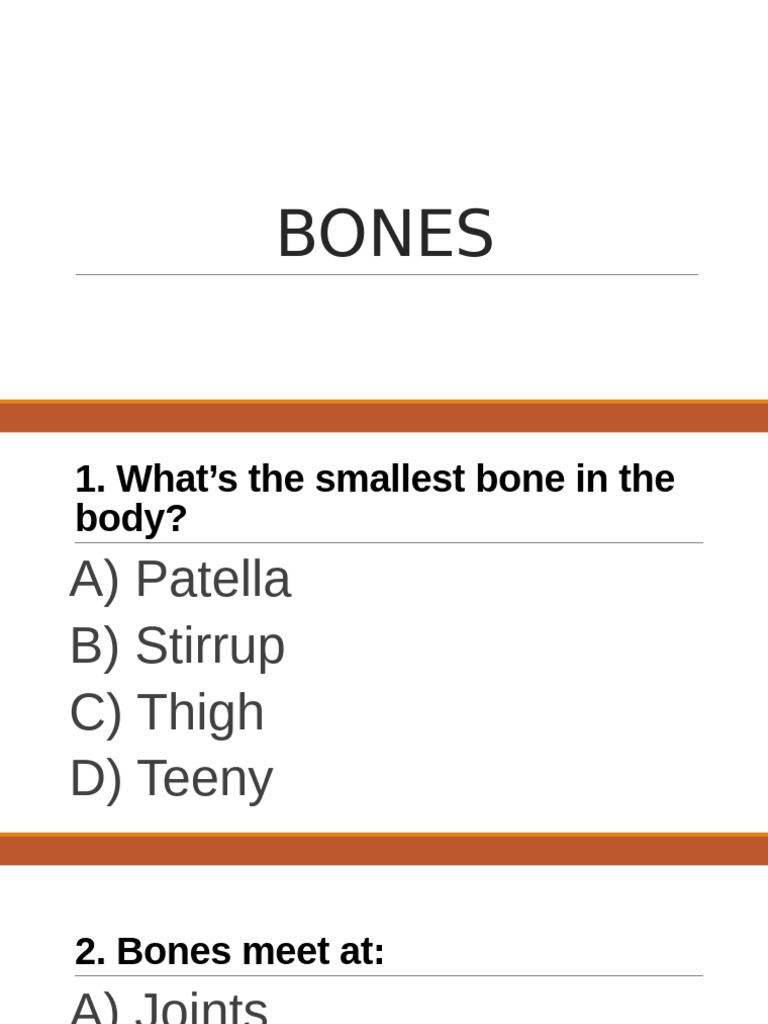 BONES | PDF