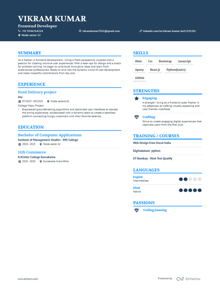 @myresume | PDF | Web Development | Software
