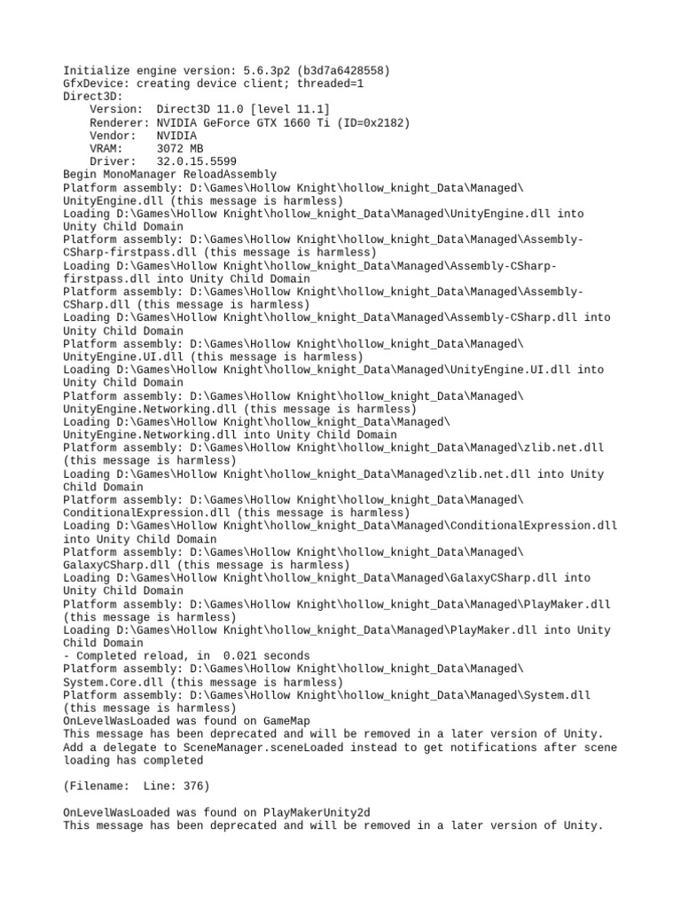 output_log | PDF | Unity (Game Engine) | Operating System Technology