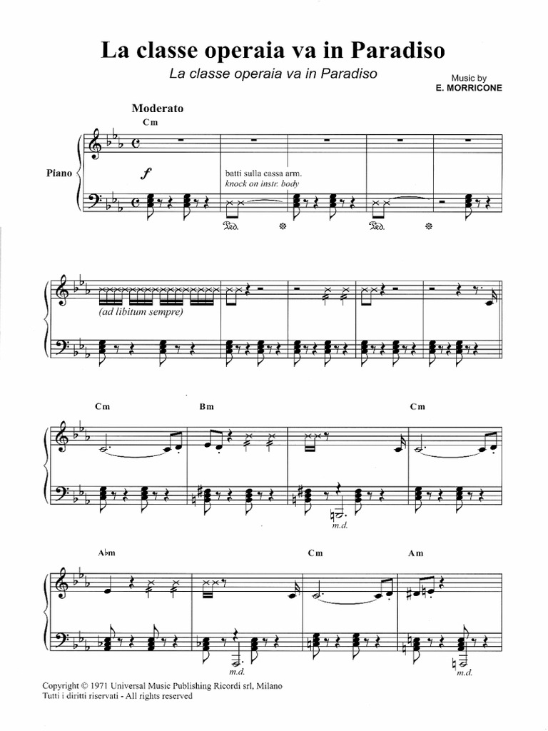 La Classe Operaia Va in Paradiso | PDF