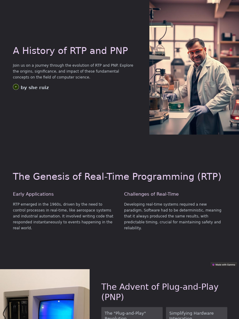 A History of RTP and PNP | PDF | Internet Of Things | Computing