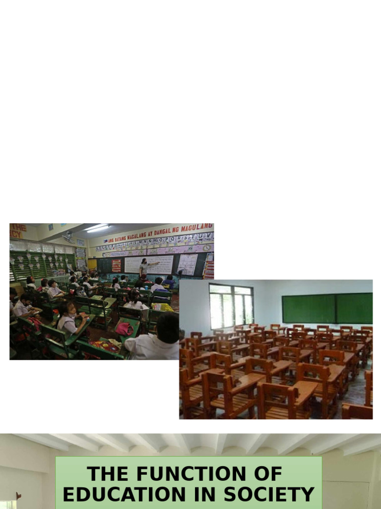 The Function of Education in Society | PDF | Self Actualization | Learning