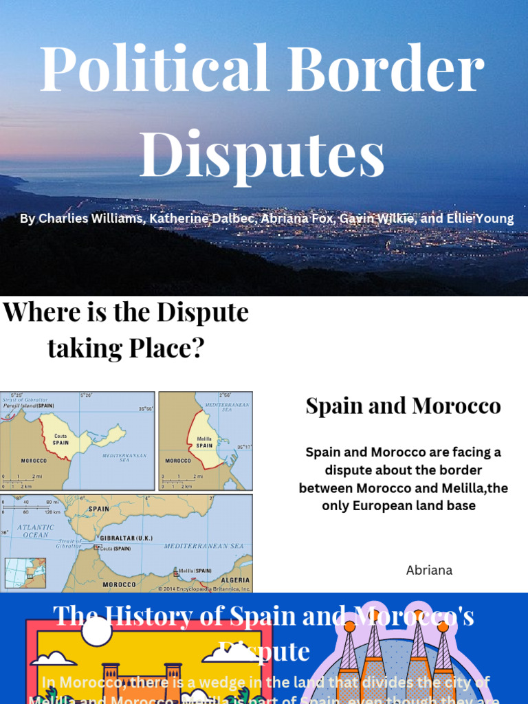 Political Border Disputes | PDF | Morocco | Spain