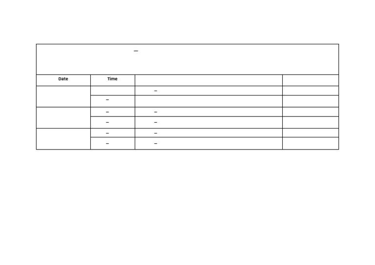 End Semester Examination Schedule | PDF End Semester Examination Schedule | PDF