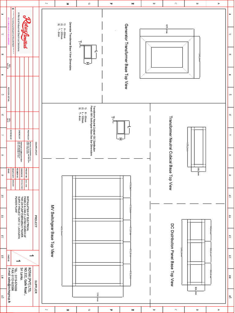Panel base drawing | PDF