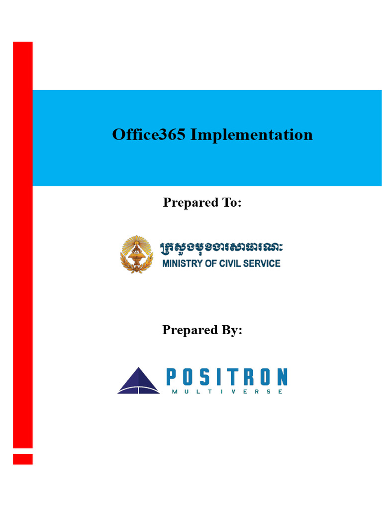 MCS M365 Implementation Document v1.2 | PDF | Active Directory | Computing