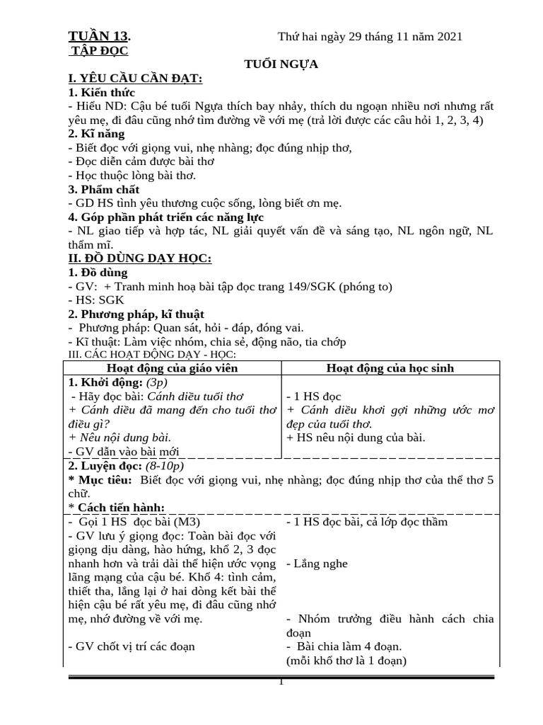 Tuan 17 Bai viet so 4 Kiem tra tong hop cuoi Hoc ki I | PDF