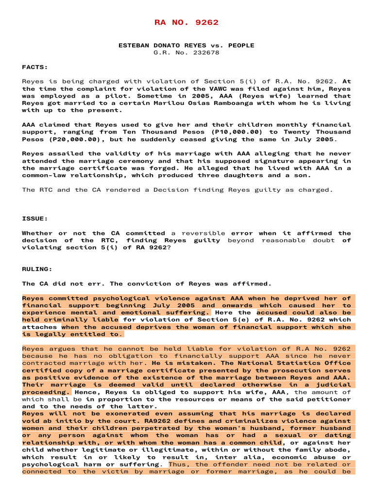 Midterm Reviewer Special Penal Laws Pdf Burden Of Proof Law Mens Rea