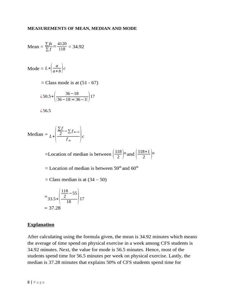 Correction Measurements | PDF | Variance | Median