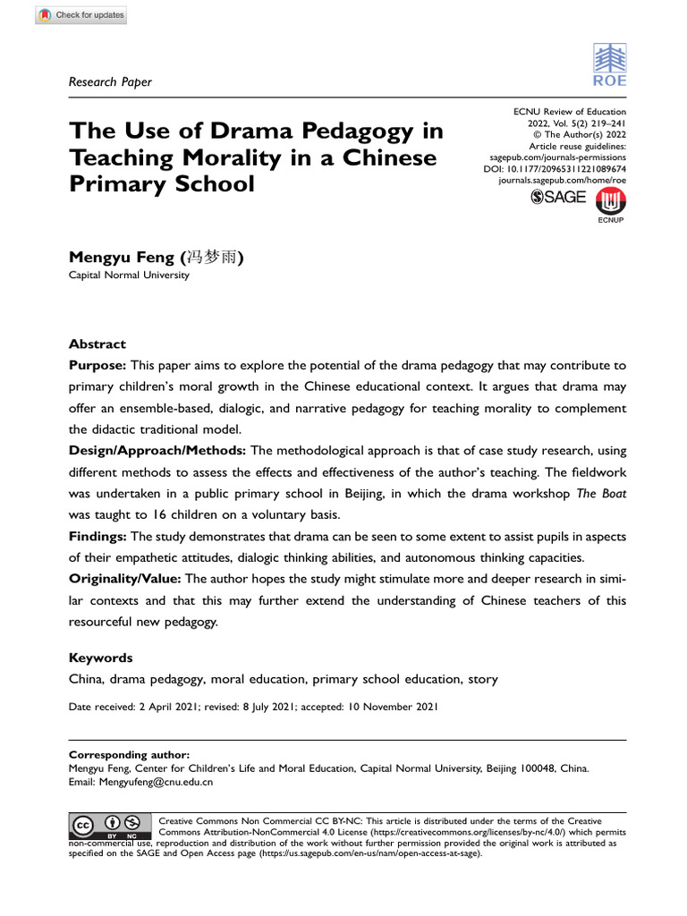 feng-(feng-meng-yu)-2022-the-use-of-drama-pedagogy-in-teaching-morality ...