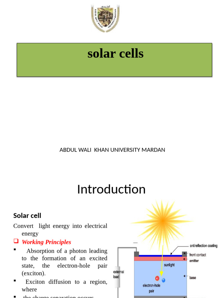 Understanding Solar Cell Technology | PDF | Electrical Engineering ...