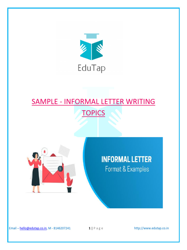 Informal Letter Writing Samples | PDF