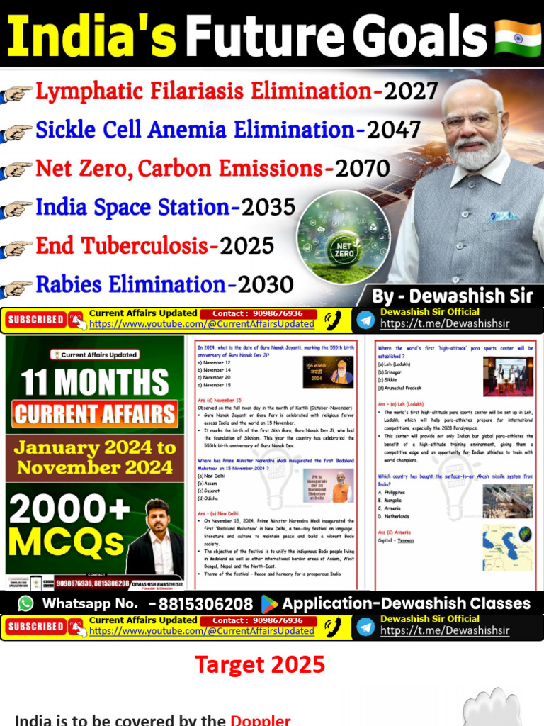 India's 2025-2030 Development Goals | PDF | Climate Change ...