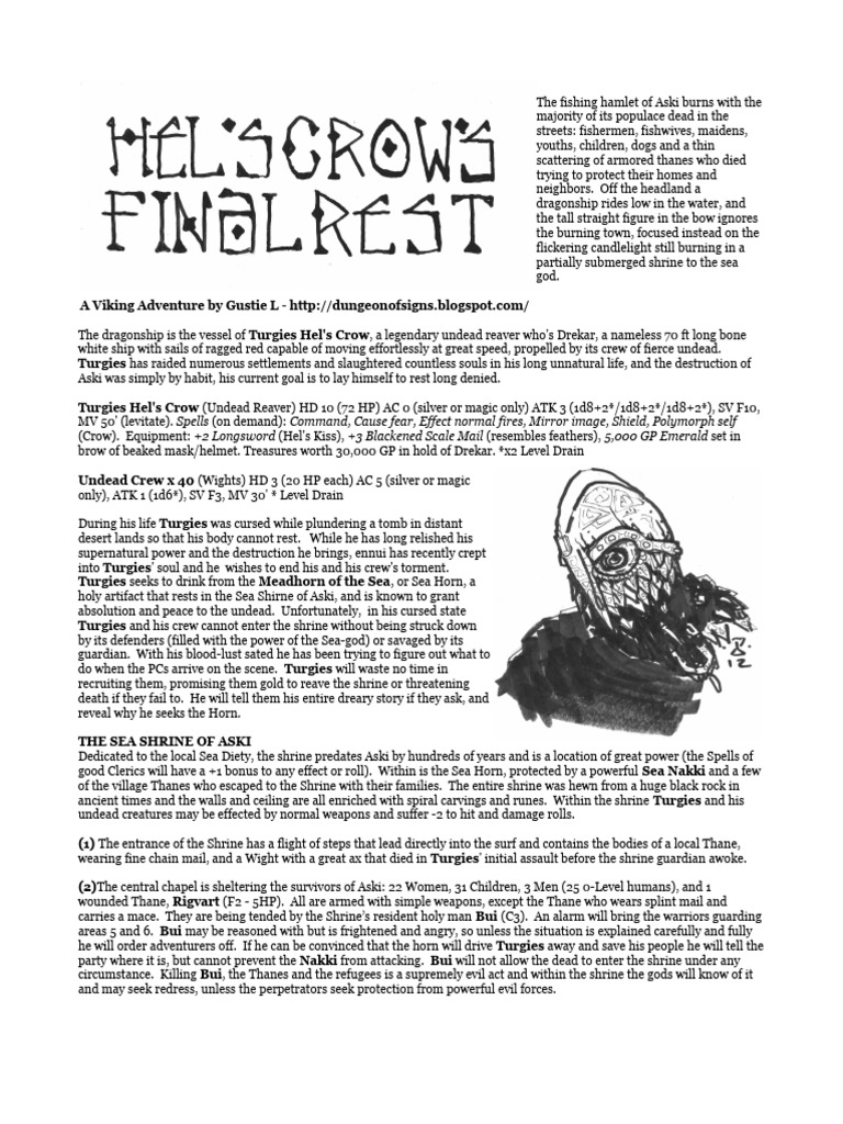 OPD Hel's Crow's Final Rest | PDF