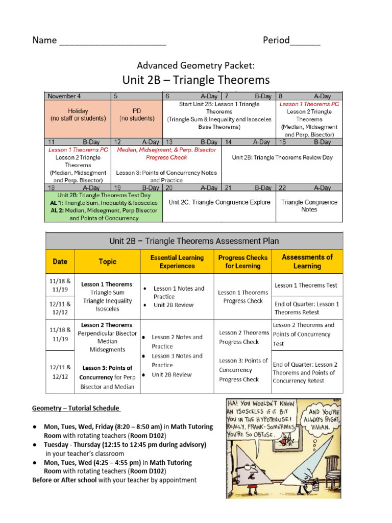 Advanced Geometry: Triangle Theorems | PDF | Triangle | Perpendicular