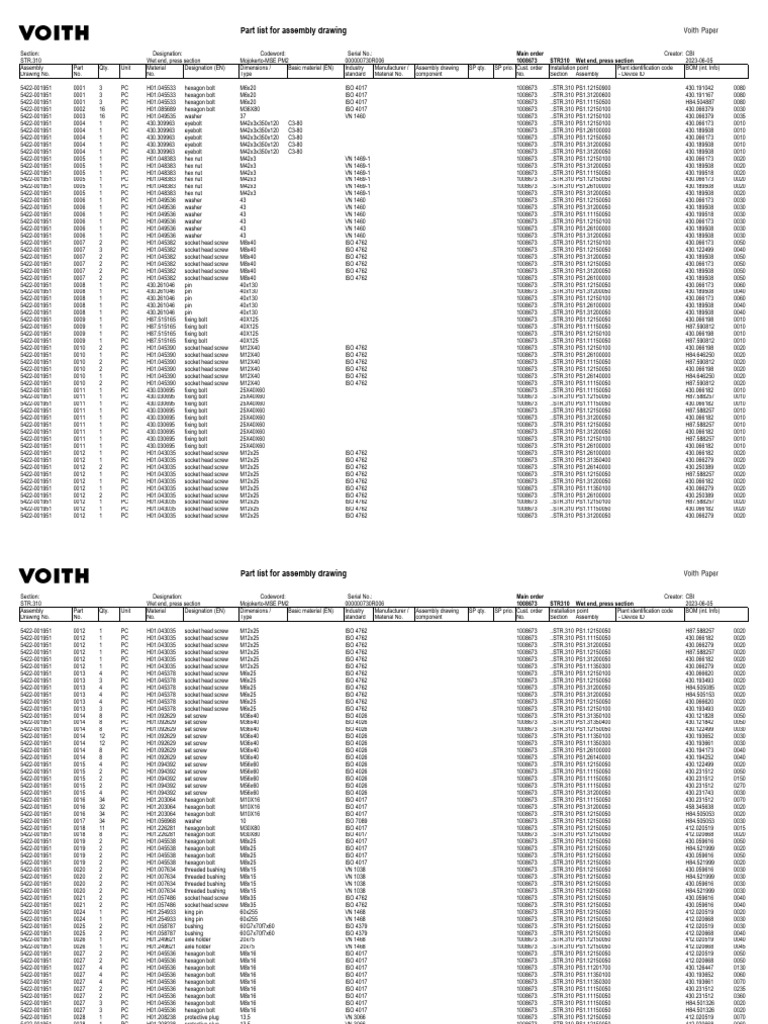 5422-001951_parts_list | PDF