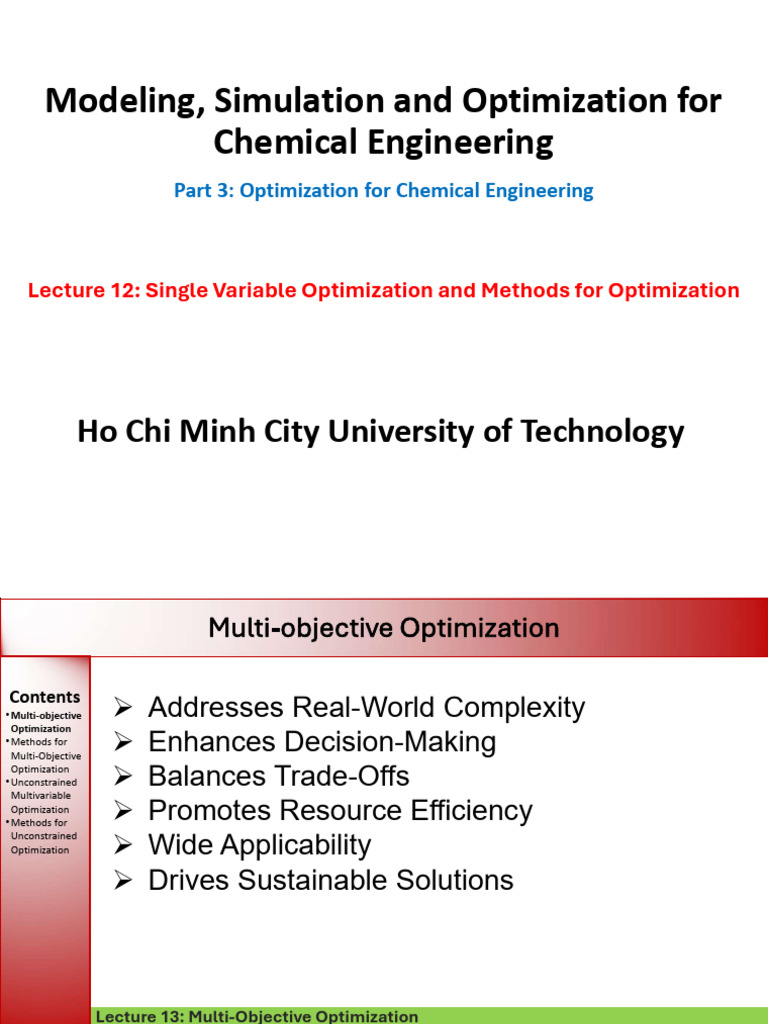 Multi-Objective Optimization | PDF | Mathematical Optimization | Mathematical Analysis