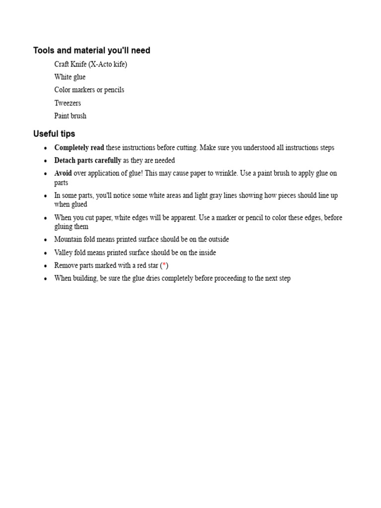 Wizard/Witch Model Assembly Guide | PDF