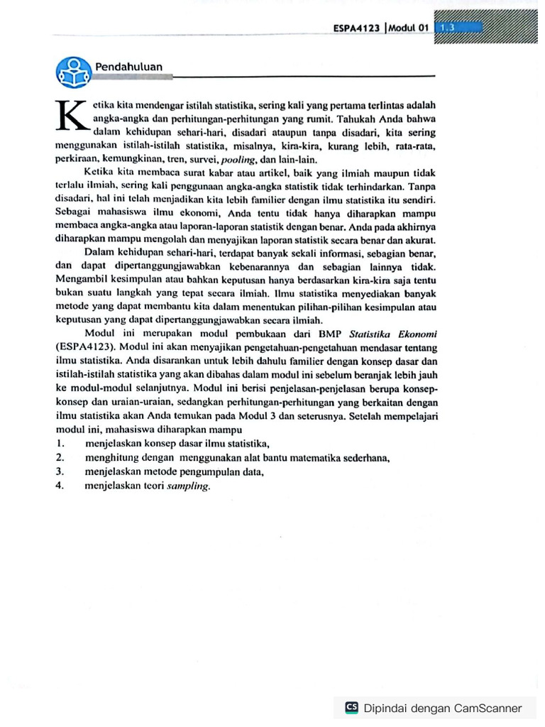 Statistika Ekonomi | PDF