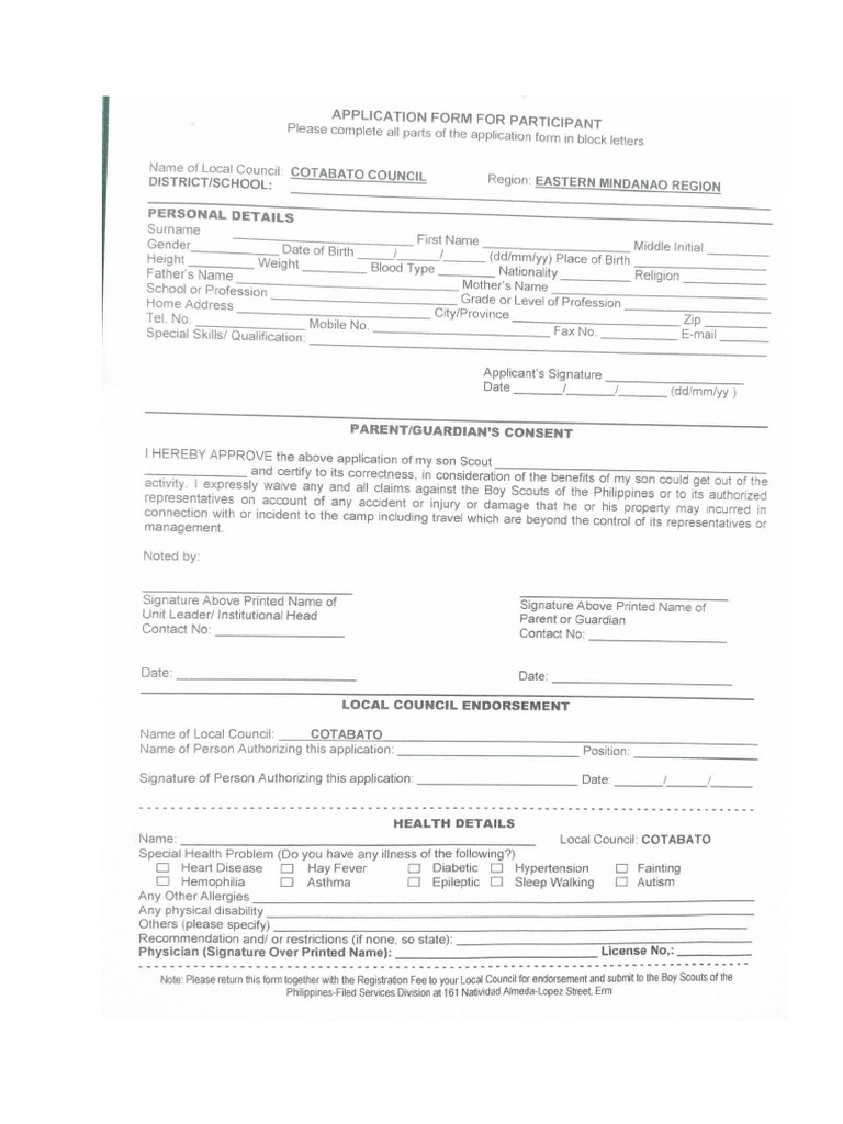 BSP Parent Consent | PDF