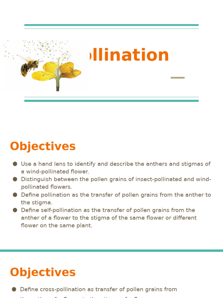 pollination | PDF | Flowers | Pollination