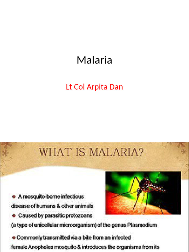 Malaria | PDF | Malaria | Anemia