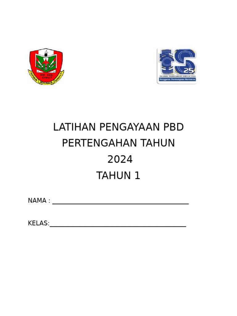 Cover Soalan Tahun 1 | PDF