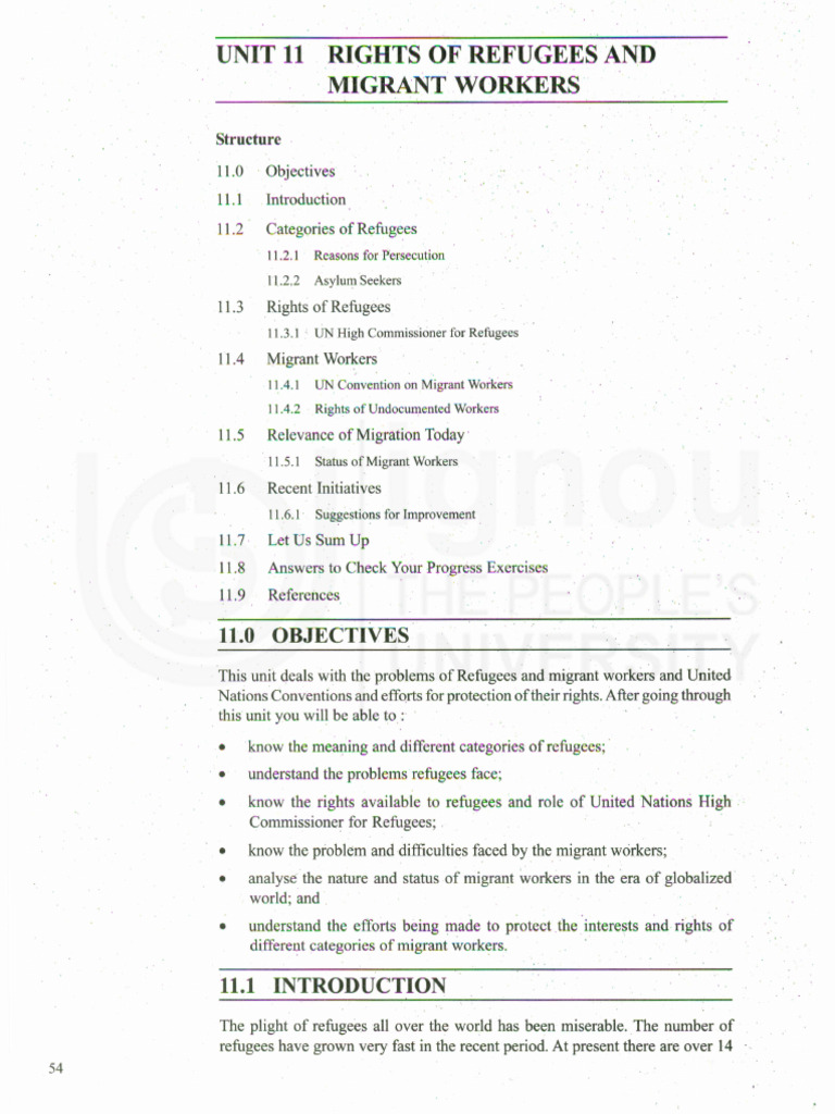 Refugee N Migrant Workers | PDF | Refugee | Immigration